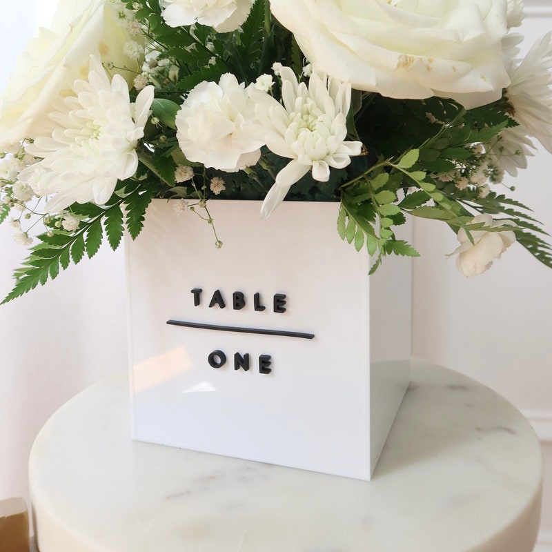 Acrylic Table Number - Etsy