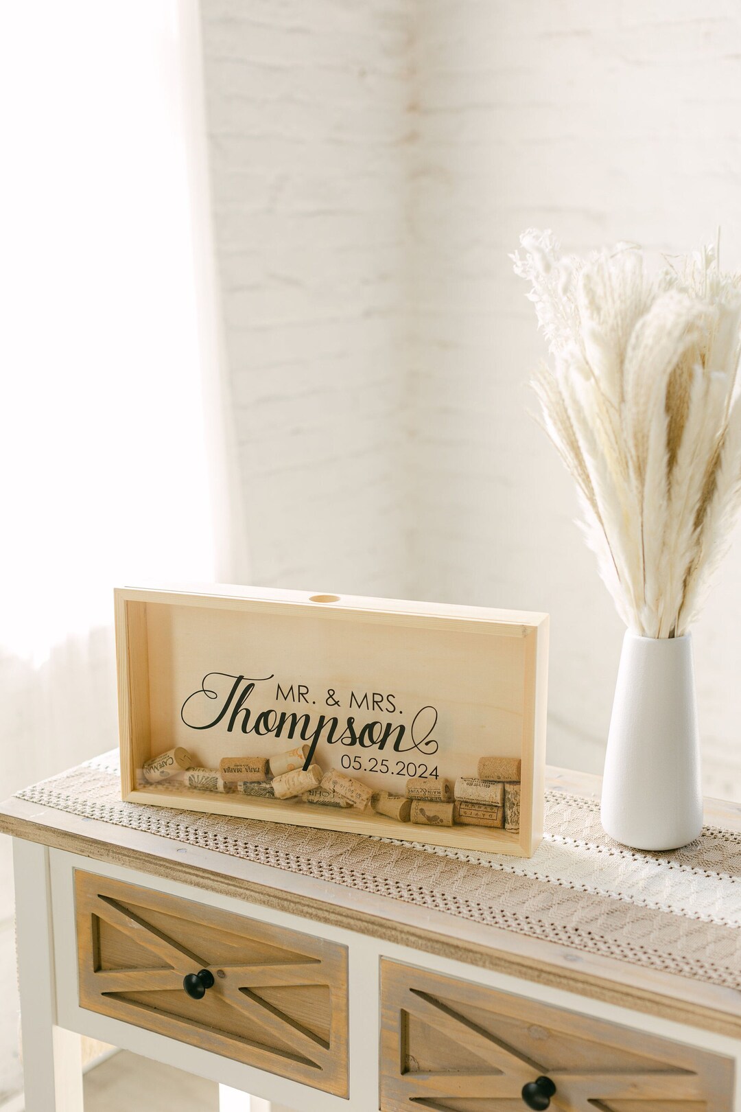 Personalized Wine Cork Keeper Cork Holder Custom Wedding Gift ...