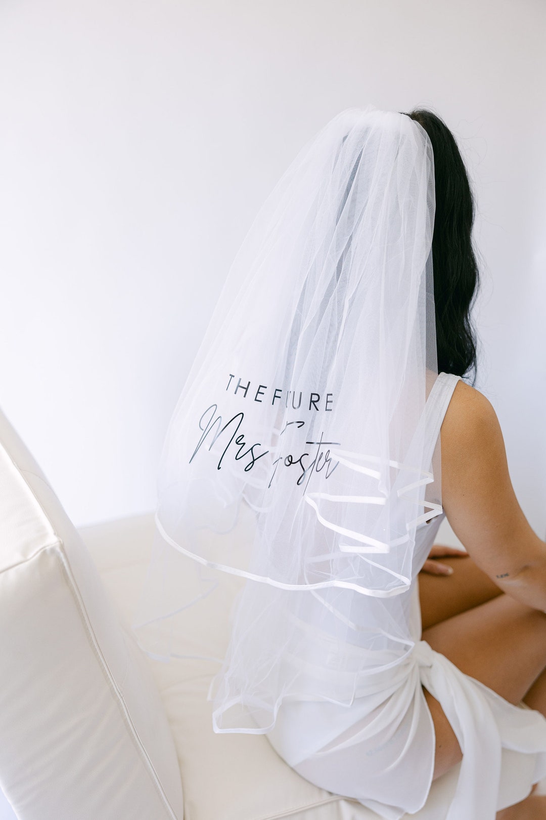 Bride Bachelorette Veil | Future Mrs Veil | Bachelorette Party ...
