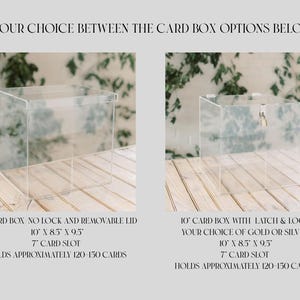 Personalized Acrylic Card Box | Raised Text Card Box | 3D Pop Out Text ...