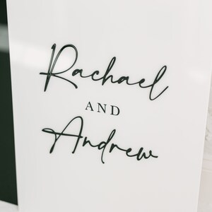 Black and White Welcome Signs With Raised Text | Extra Large Stacked ...