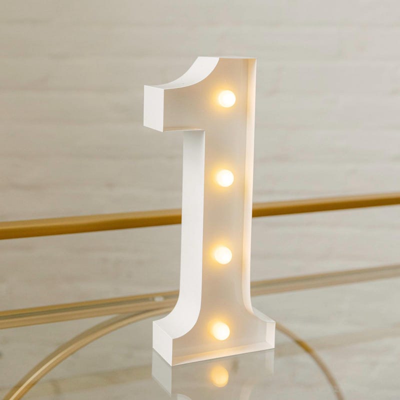 Light up Numbers - Etsy