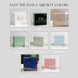 Acrylic Card Box With Lock and Key | Personalized Raised Text Card Box ...