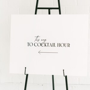 Cocktail Hour Sign With Raised Text | Large Acrylic Bar Sign | Custom ...