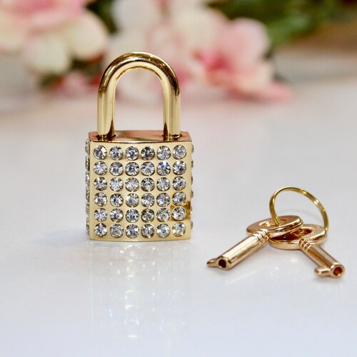 Rhinestone Lock Wedding Card Box Lock Custom Card Box - Etsy