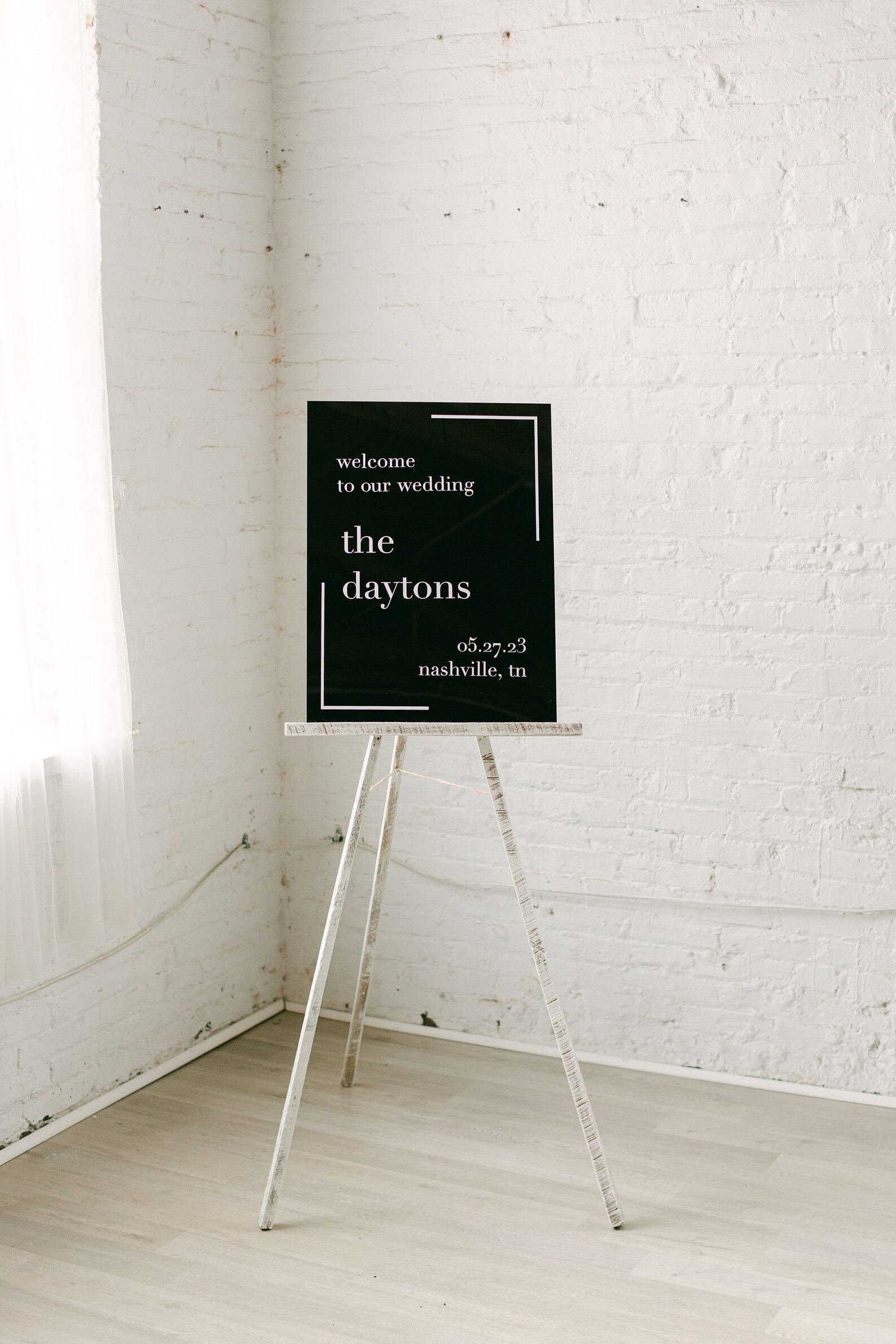 Black Wedding Welcome Sign Acrylic Welcome Sign Custom | Etsy