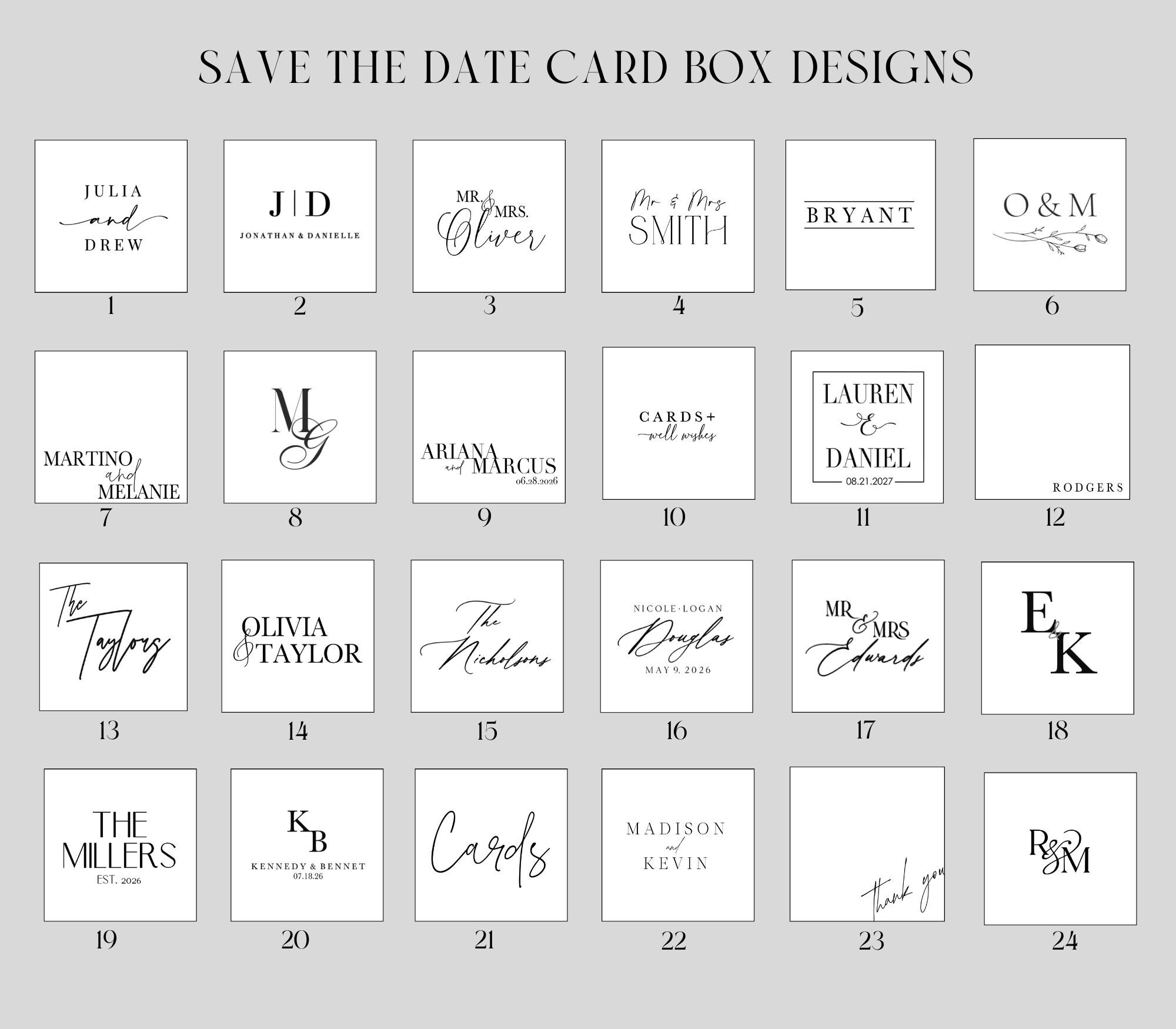 Card Box Decal | Wedding Card Box Decal | Decal for Card Box | Wedding ...
