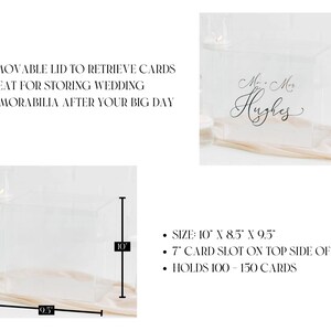 Personalized Wedding Card Box | Personalized Raised Text Card Box | 3D ...