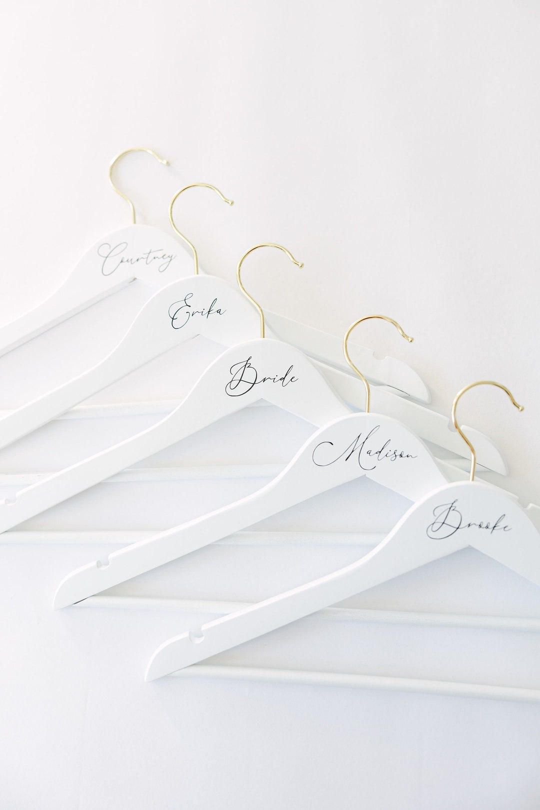 Custom Bridesmaid Dress Hangers | Personalized Wedding Day Hangers ...