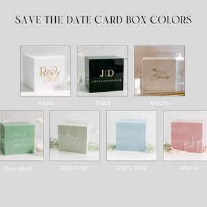 Acrylic Card Box With Lock and Key | Personalized Raised Text Card Box ...