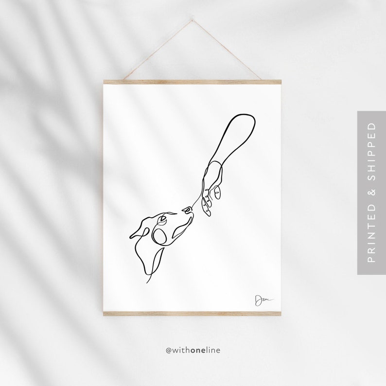 Rescue Dog Art Print One Line Dog Drawing Adopt Don't - Etsy Rescue Dog Art Print One Line Dog Drawing Adopt Don't - Etsy