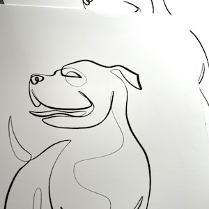 Staffordshire Bull Terrier | Staffy Art Print | Pitbull Dog Portrait ...