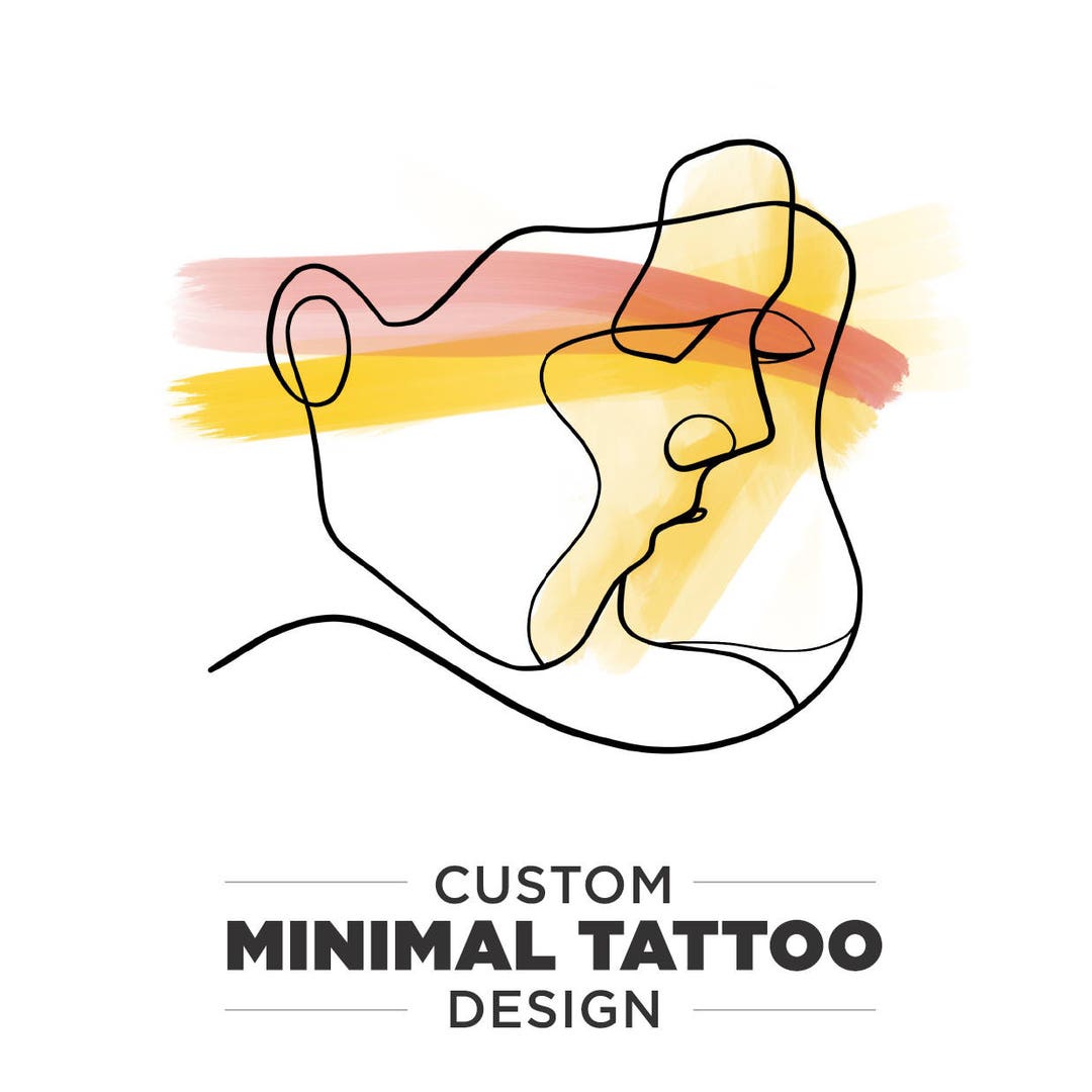 Custom Tattoo Design, Bespoke Minimalist Tattoo Design, Tattoo Art by ...