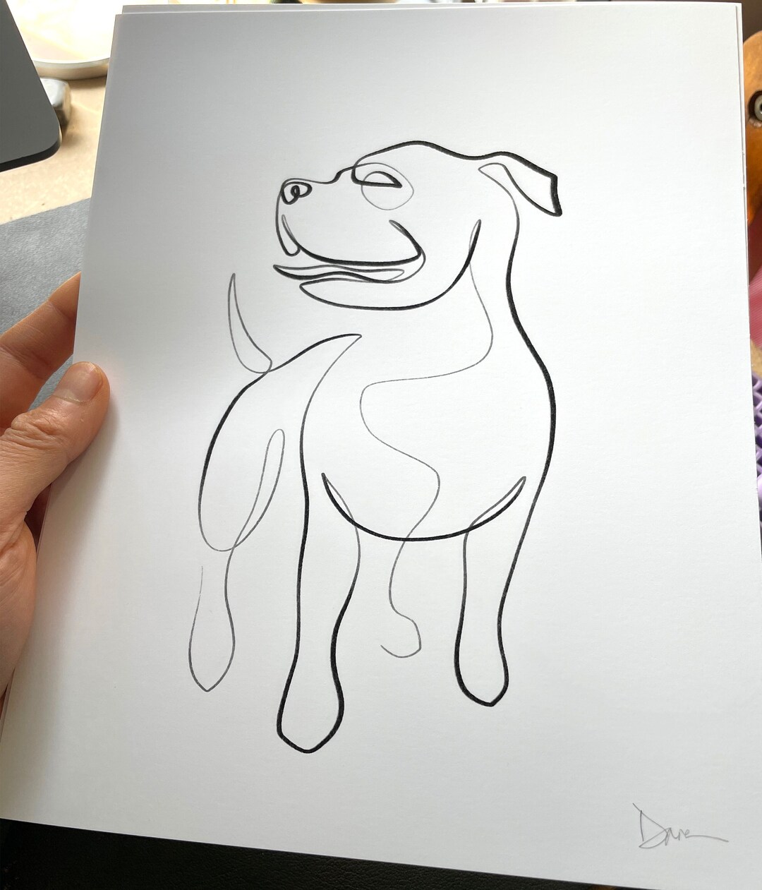 Staffordshire Bull Terrier | Staffy Art Print | Pitbull Dog Portrait ...