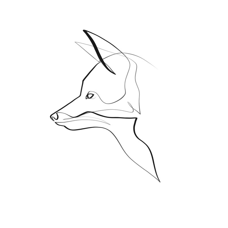 Minimal Fox Art Digital Download Printable Fox Fox Wall - Etsy Minimal Fox Art Digital Download Printable Fox Fox Wall - Etsy