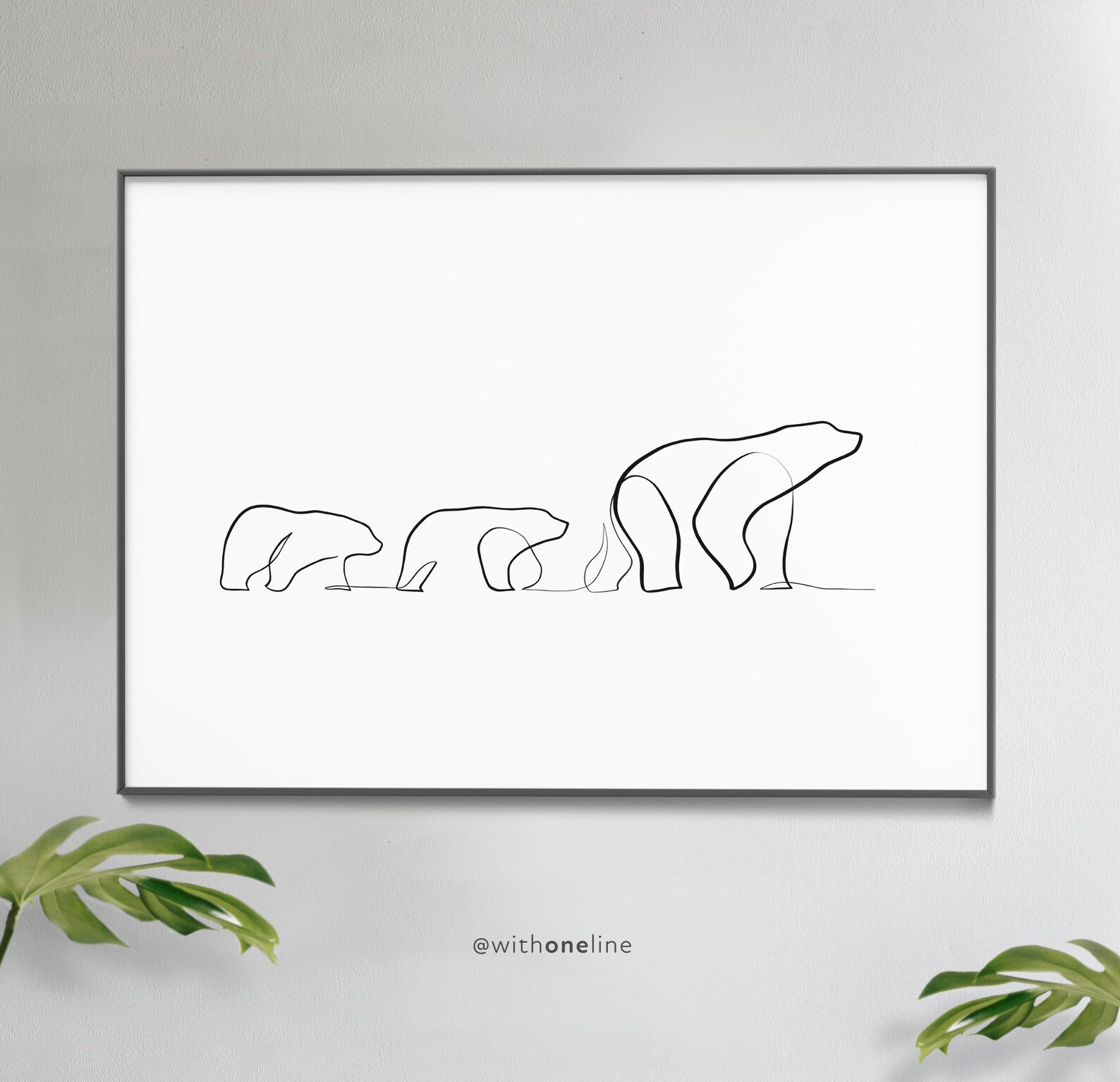 Printable Minimal Art Downloadable Animal Line Art - Etsy