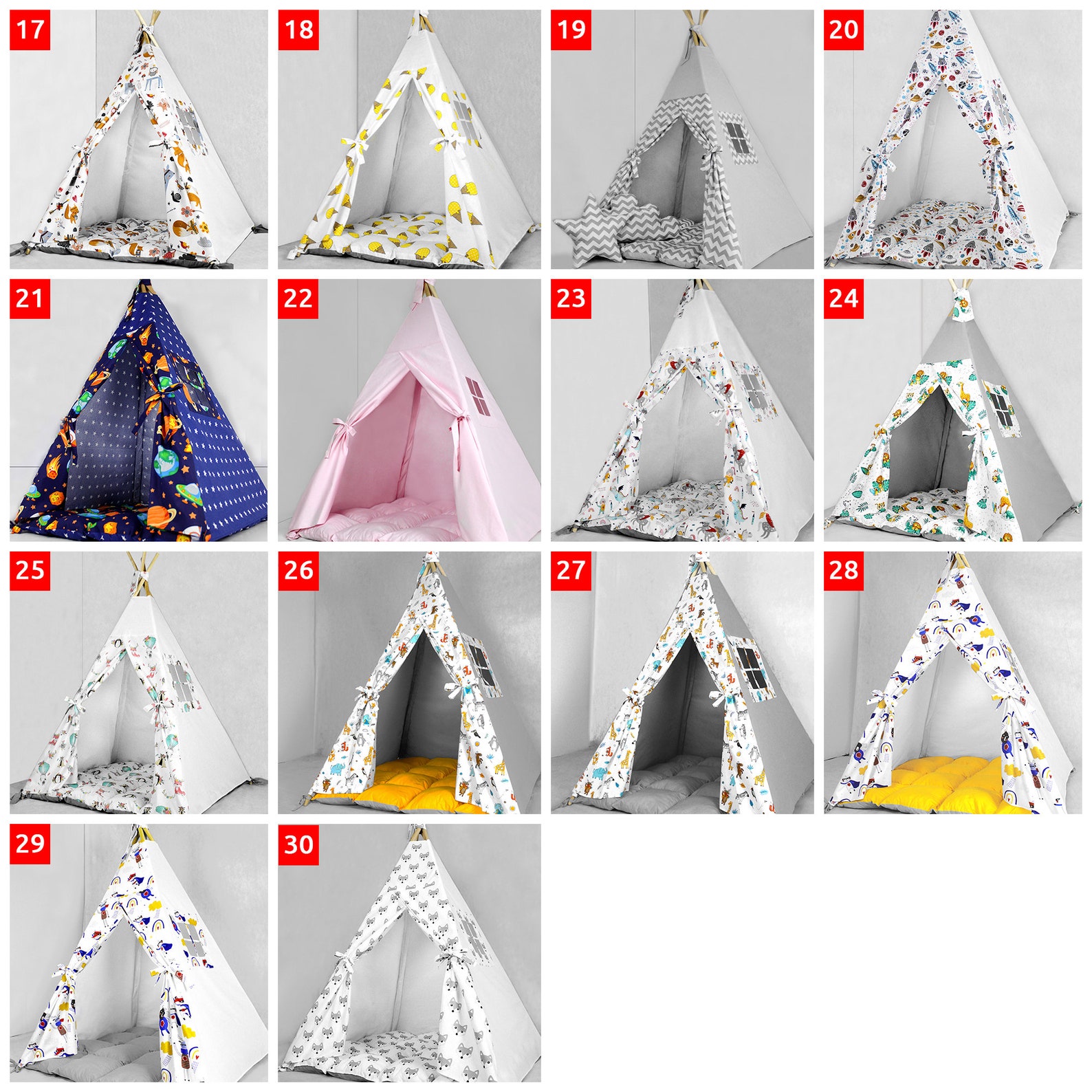Teepee for Kids Customized From Cotton Black Stars Teepee - Etsy