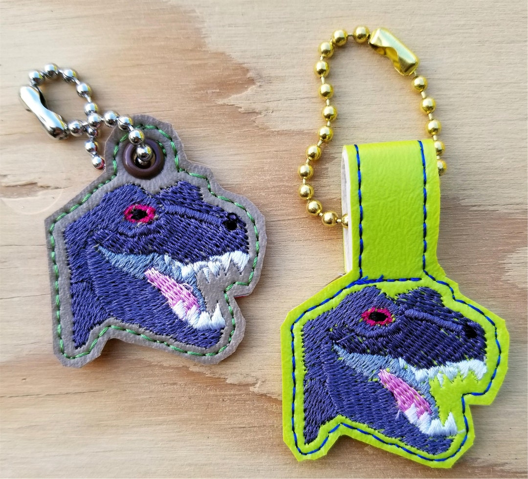 Embroidered Zipper Pulls Zp6-t-rex - Etsy