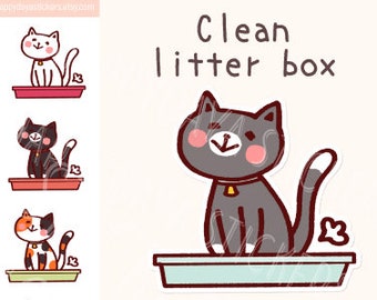 Clean litter box | Etsy