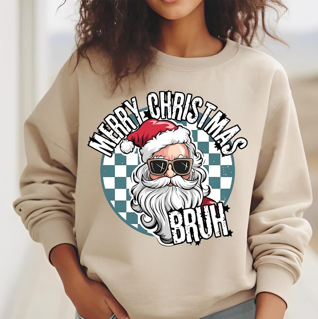 Merry Christmas Santa Bruh Png, Merry Christmas Bruh, Santa Bruh ...