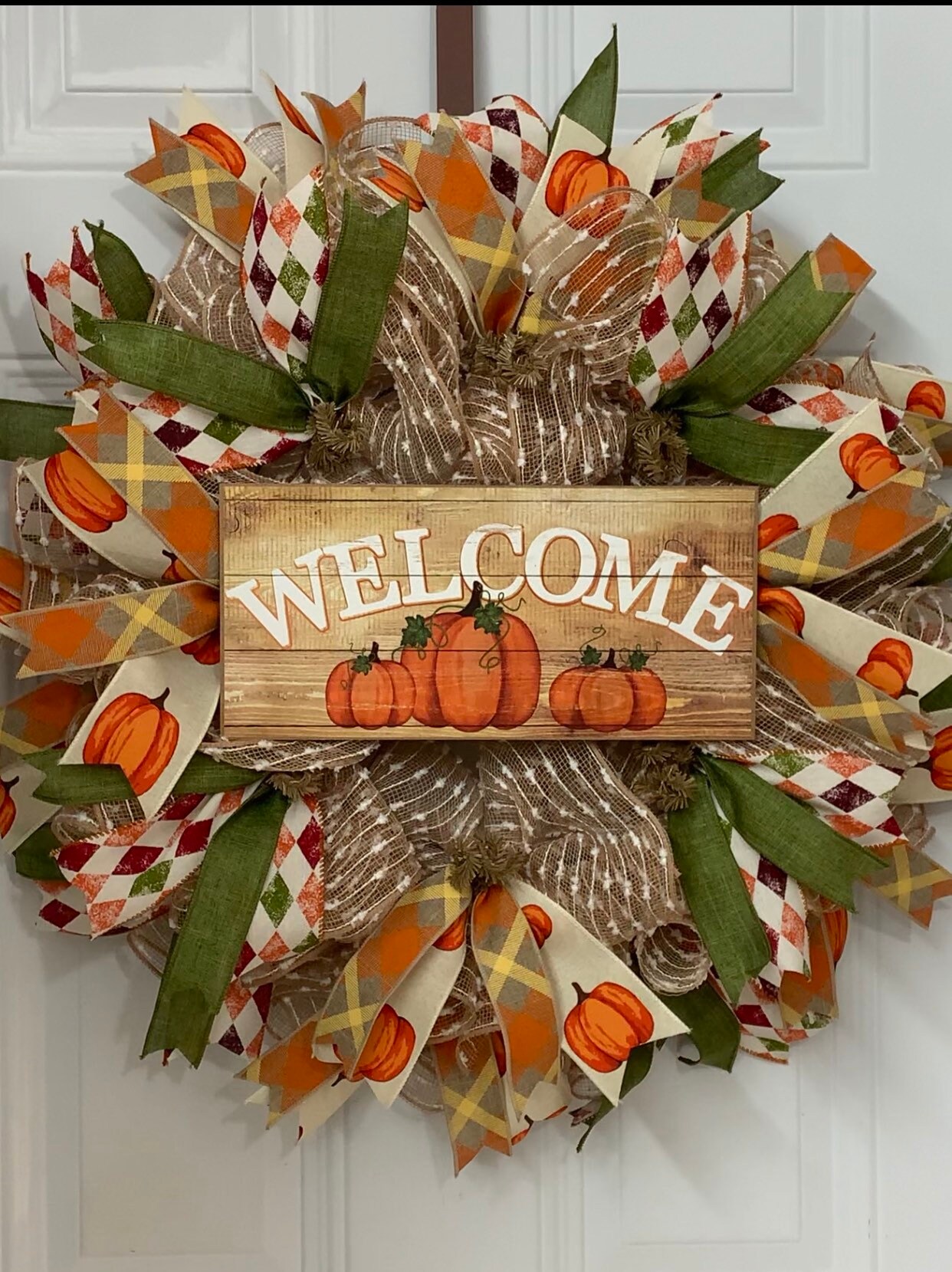 DIY Beginner Wreath Kit Fall Wreath Kit Welcome Fall Wreath - Etsy