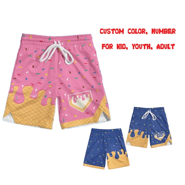 Ice Cream Youth Shorts - Etsy