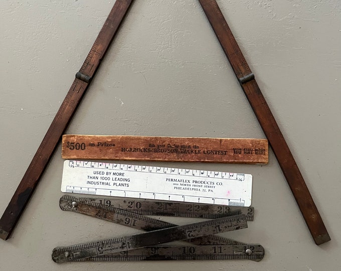 Vintage Wooden Dayton Typo Ruler Dayton Ohio Advertising Typographers ...