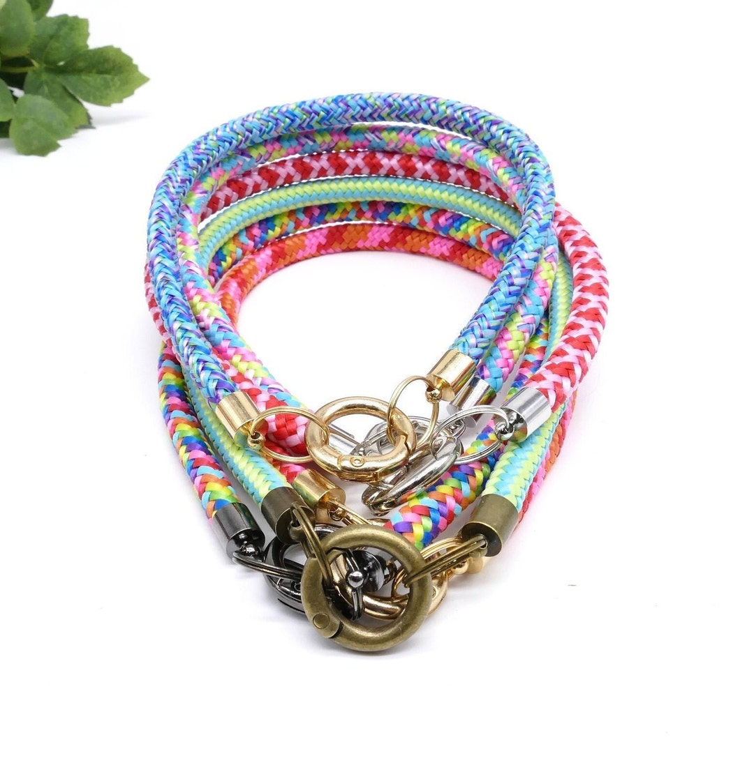 Handmade Lightweight ID Tag Collar for Dogs & Cats: 6mm Cord Pet ...