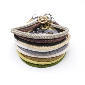 Thin Lightweight Id Dog Collar - 6mm Round Cord - Choose Your Own ...