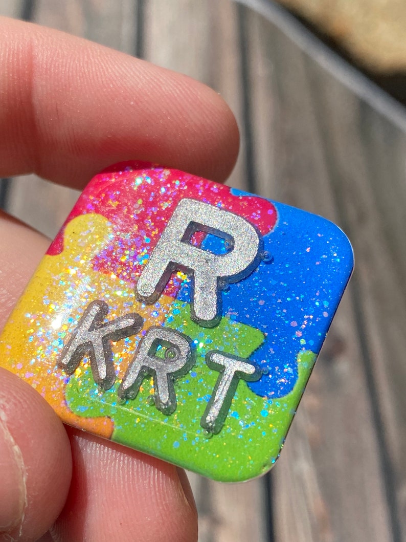 Autism Puzzle Xray Markers Customized With Initials - Etsy
