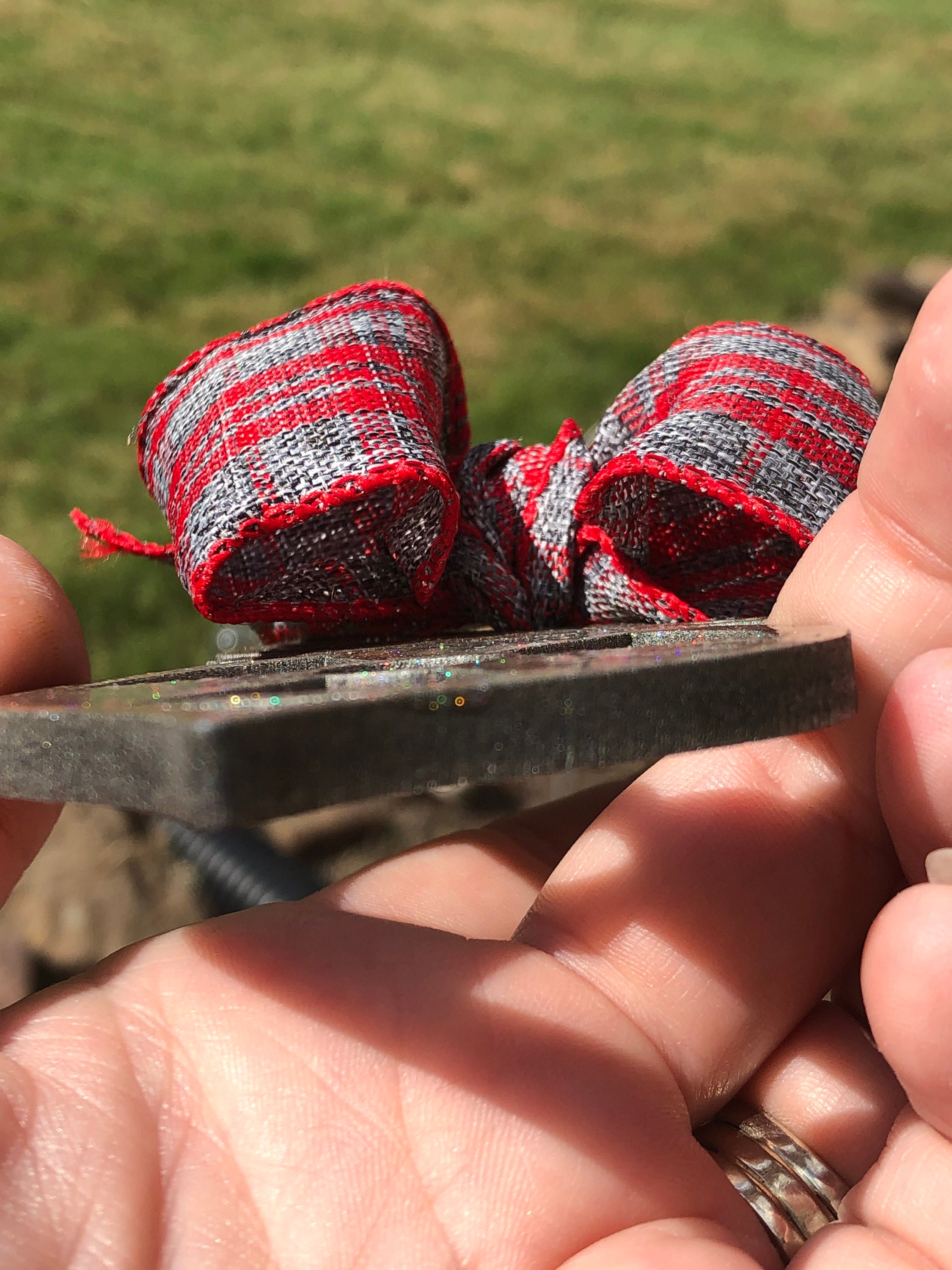 Radiation Symbol Ornament in Rustic Silver With Sparkles - Etsy