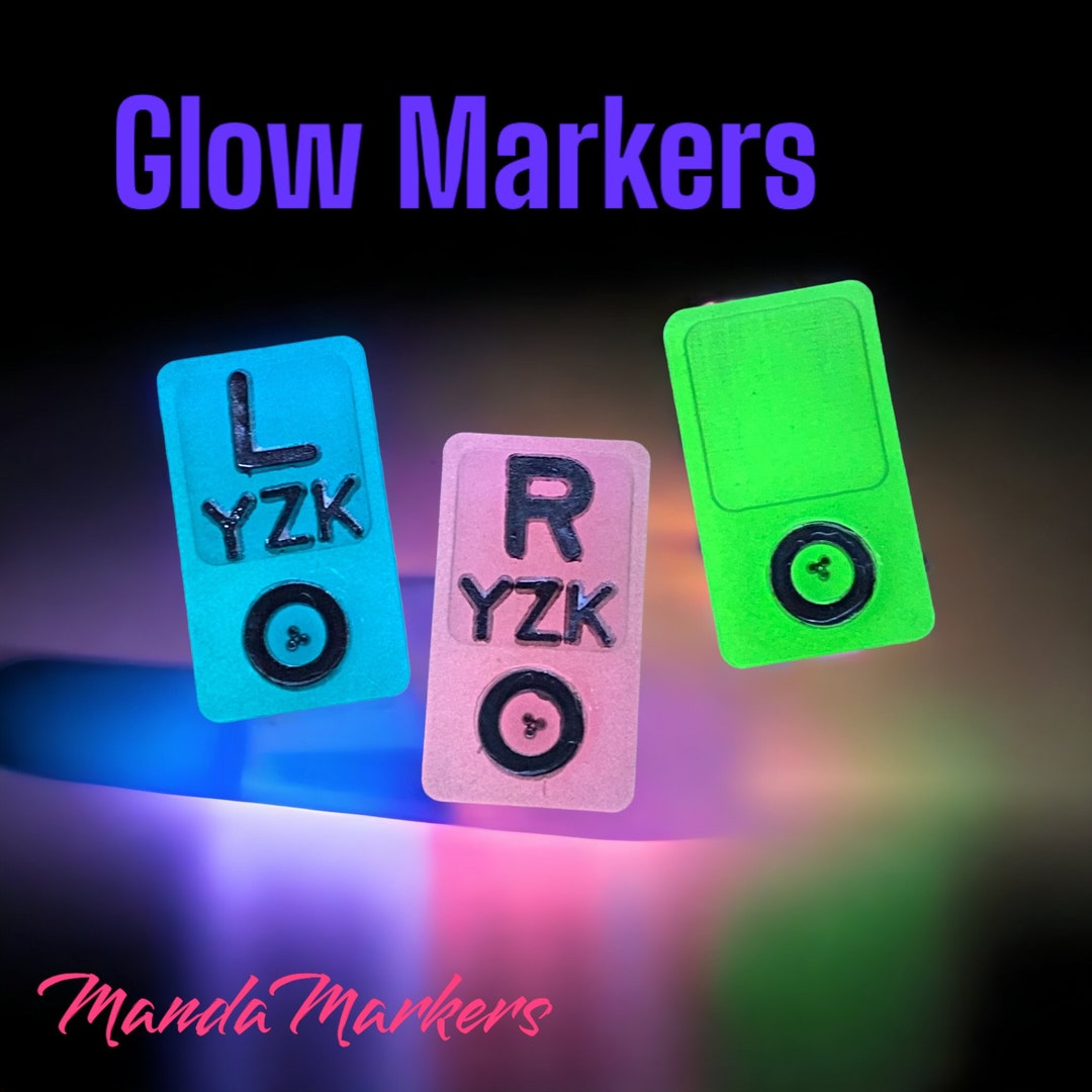 Glow in the Dark Shorty BB Position Bead Xray Markers Customized With 2 ...