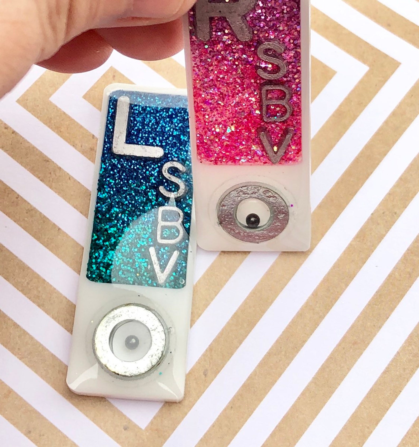 BB Position Bead Glitter Xray Markers Customized With 2-3 | Etsy