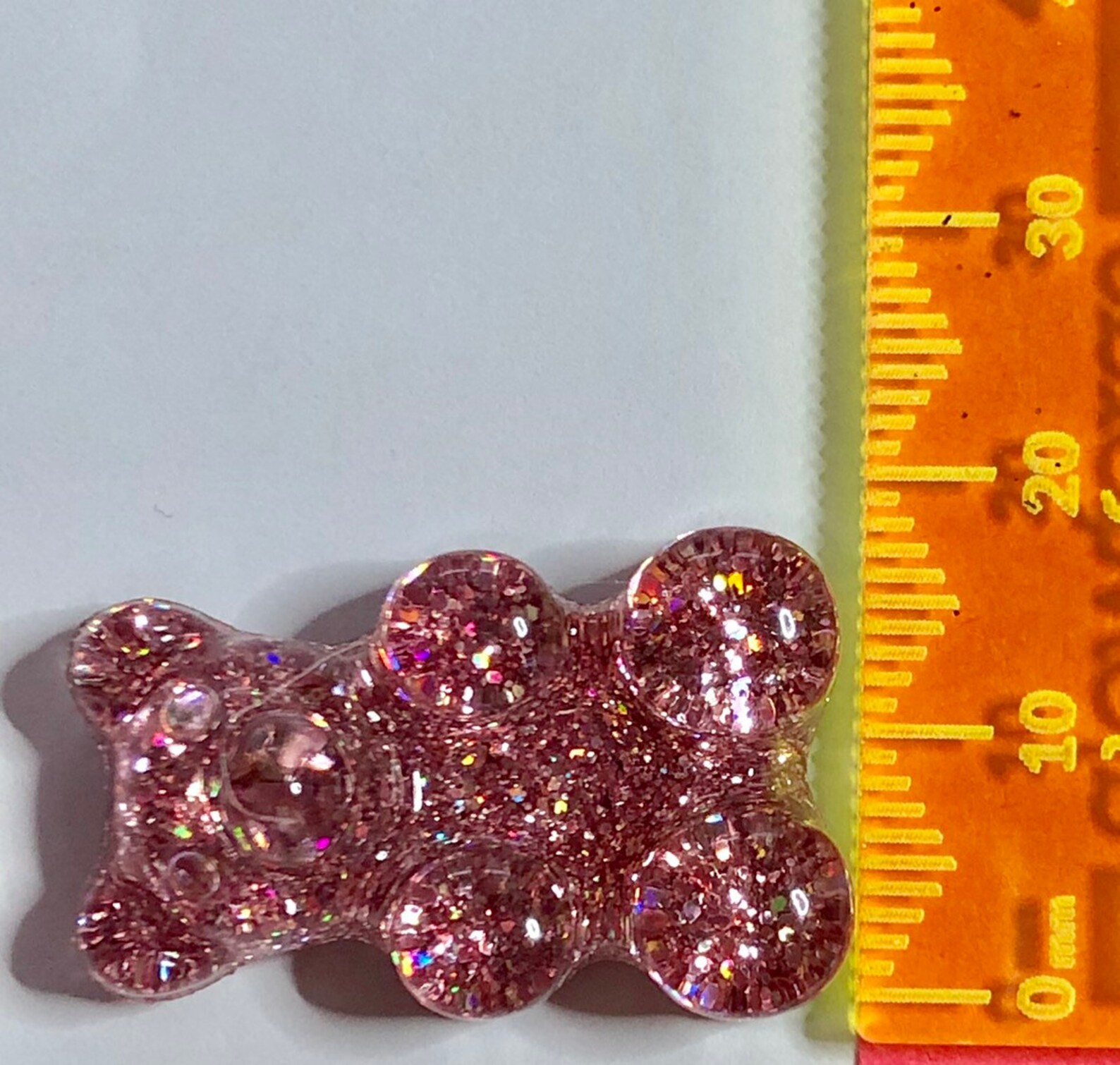 Candy Bears Customized With 2 Initials Pink and Blue Sparkle - Etsy