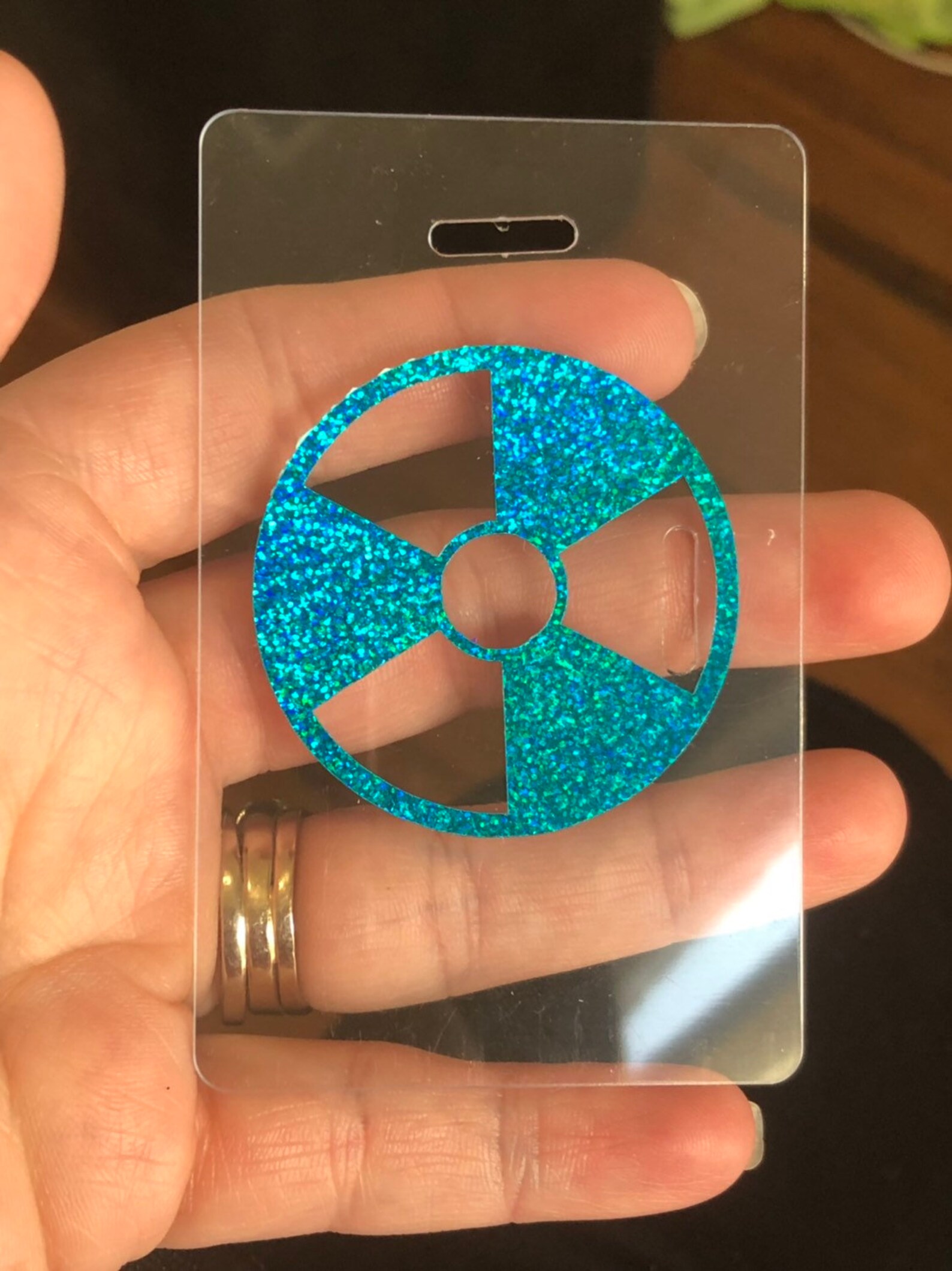Rad Pad for Holding Xray Markers Holographic Radiation Symbol | Etsy