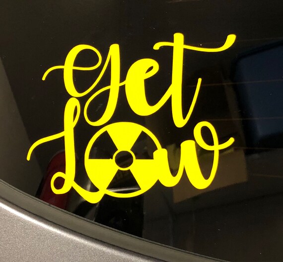 Get Low Radiation Window Decal 4x5 inch | Etsy