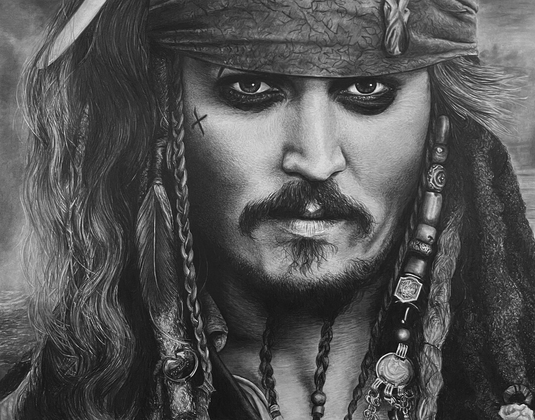Captain Jack Sparrow (johnny Depp) - Etsy