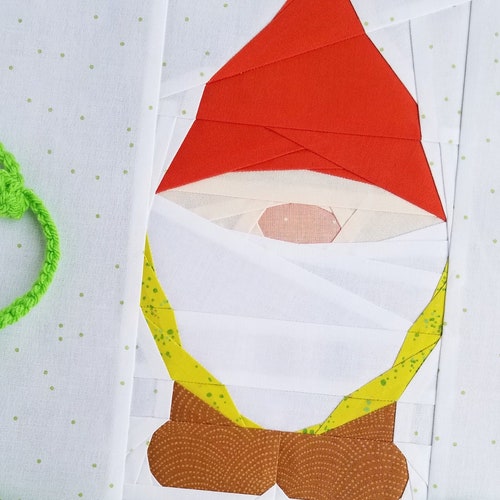 Gnome Paper Piecing Pattern PDF - Etsy