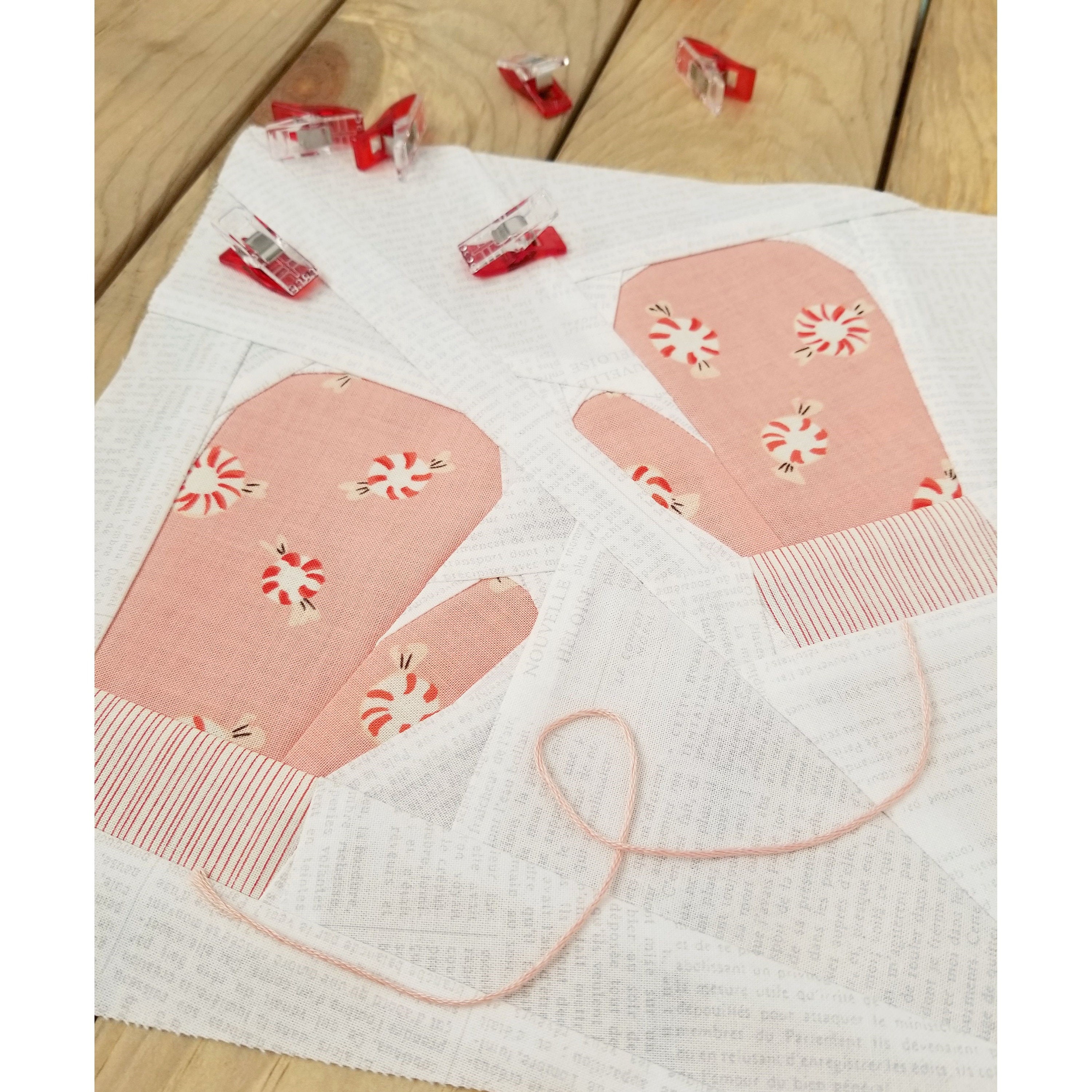 Warm Mittens Paper Piecing Pattern, PDF - Etsy