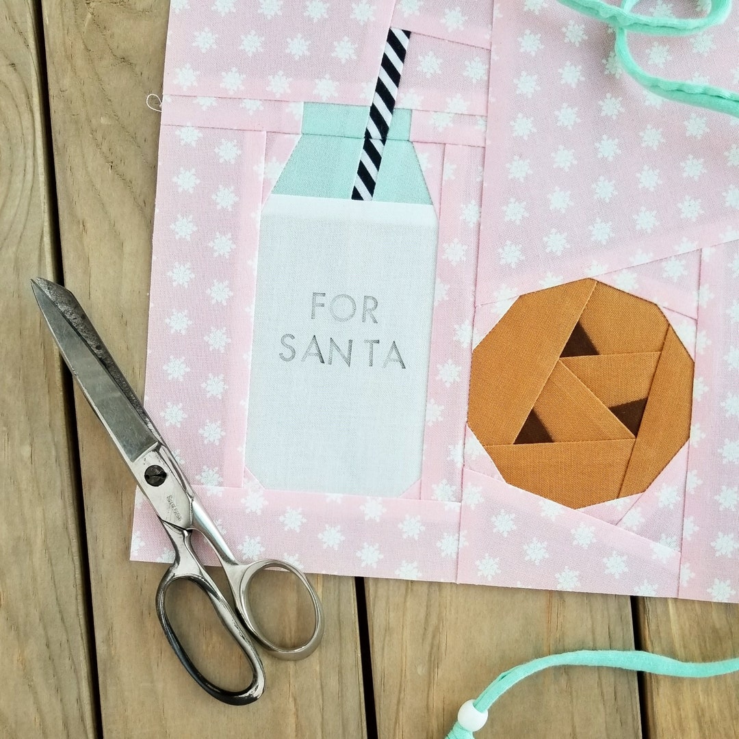 Milk and Cookies Paper Piecing Pattern, PDF - Etsy