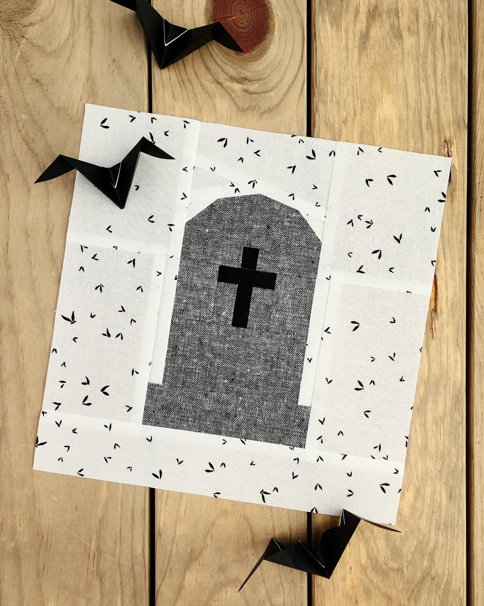 Gravestone Paper Piecing Pattern, PDF - Etsy