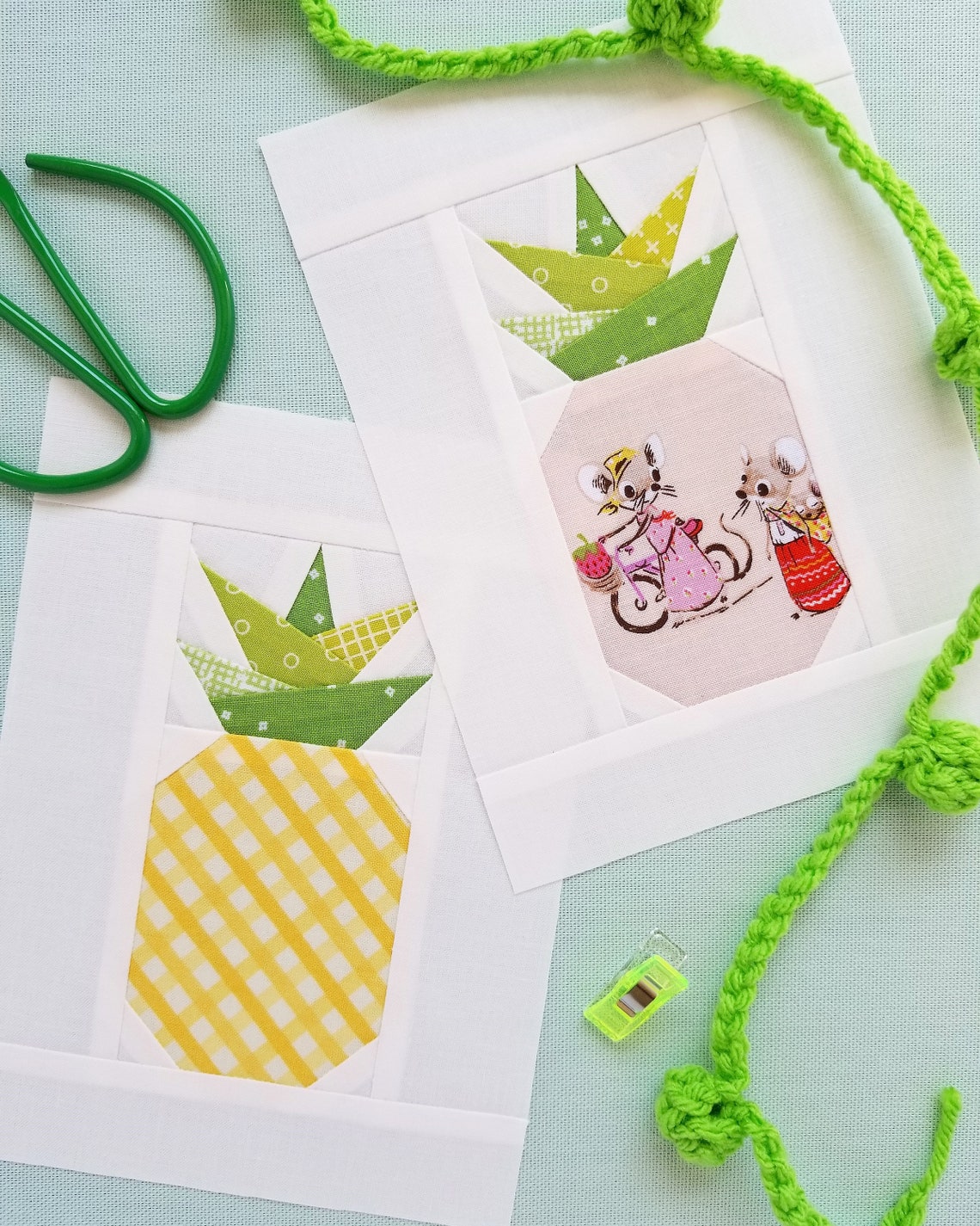 Fresh Pineapple Paper Piecing Pattern PDF - Etsy