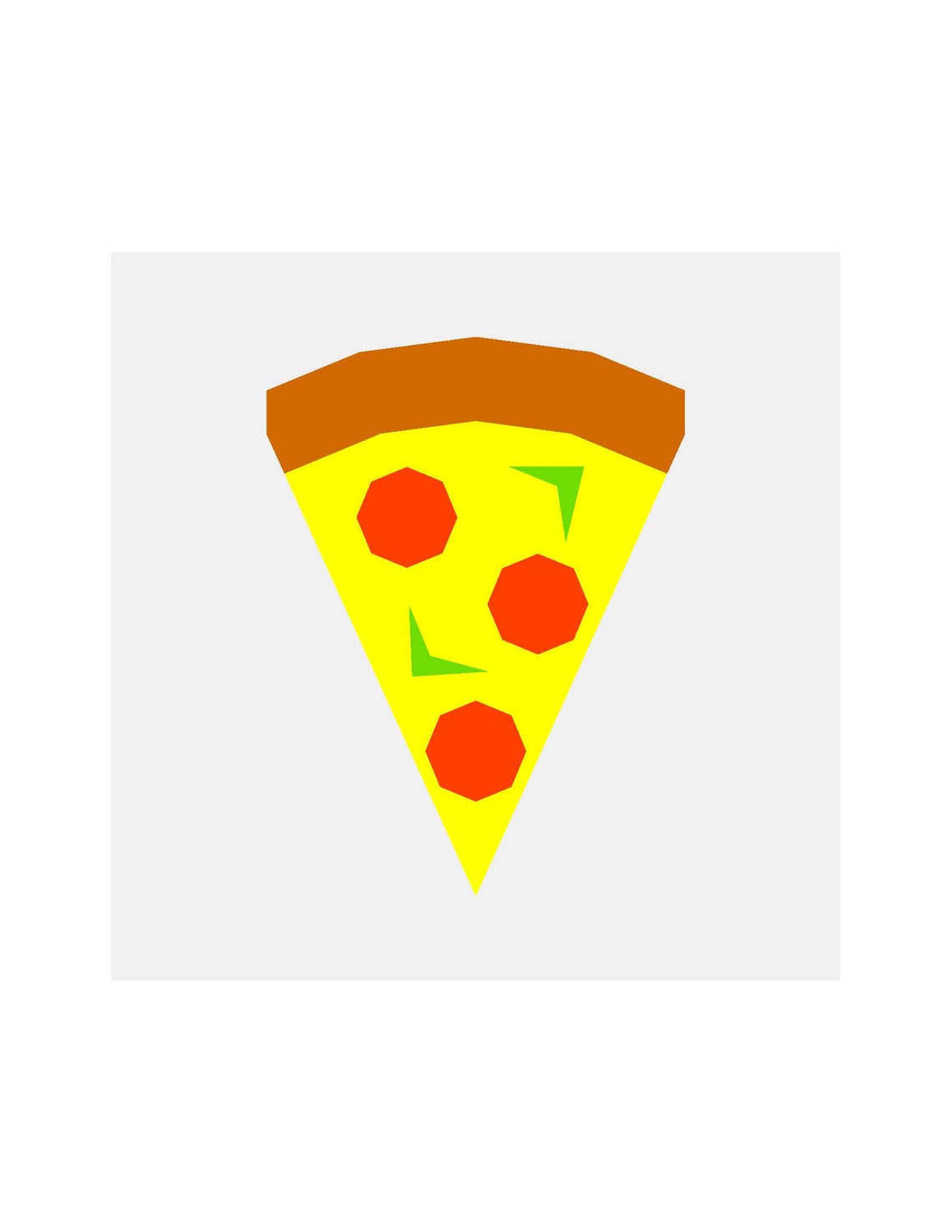 Pizza Slice Paper Piecing Pattern PDF - Etsy