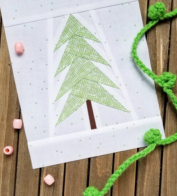 Christmas Tree Paper Piecing Pattern PDF | Etsy Canada