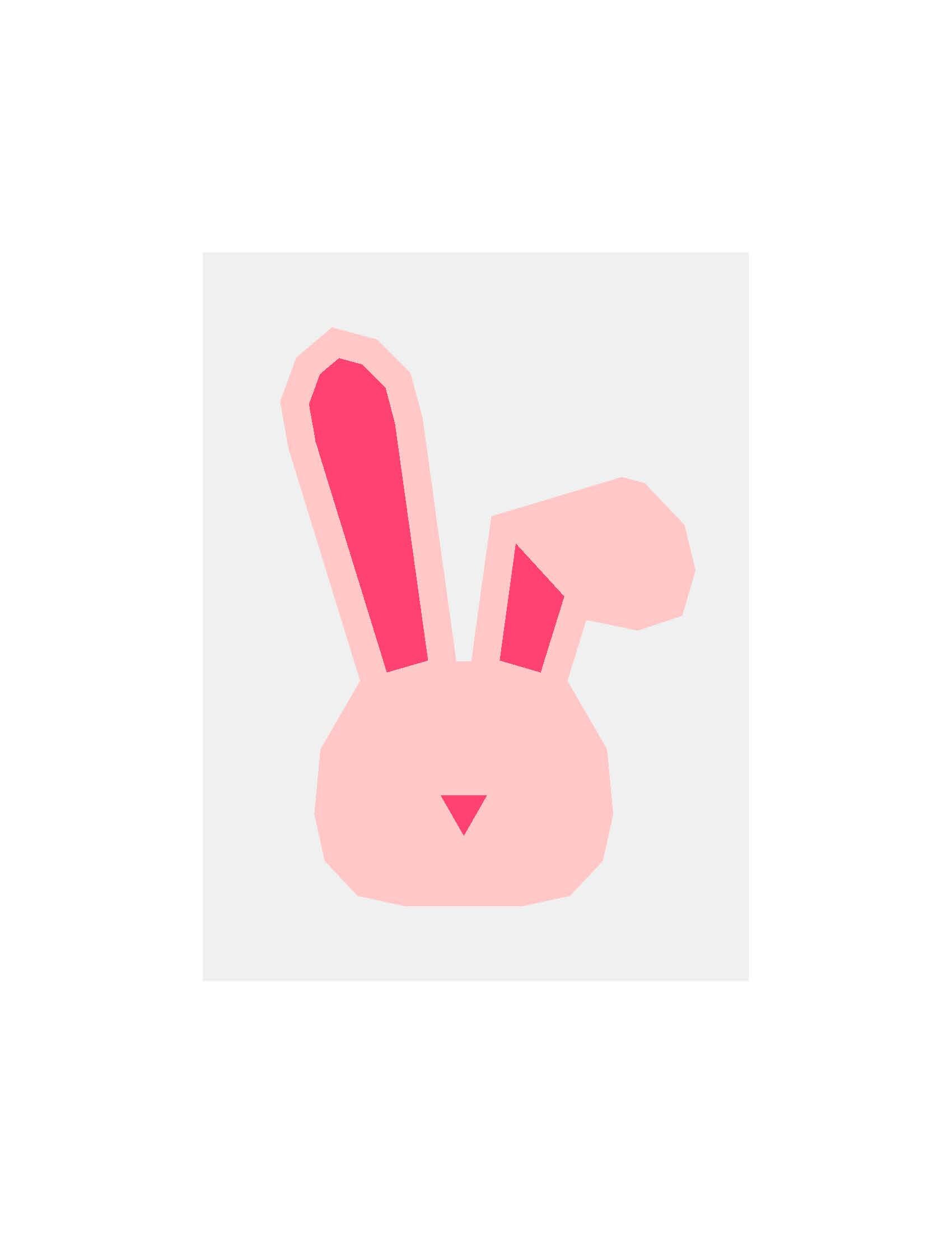 Bunny Paper Piecing Pattern, PDF - Etsy