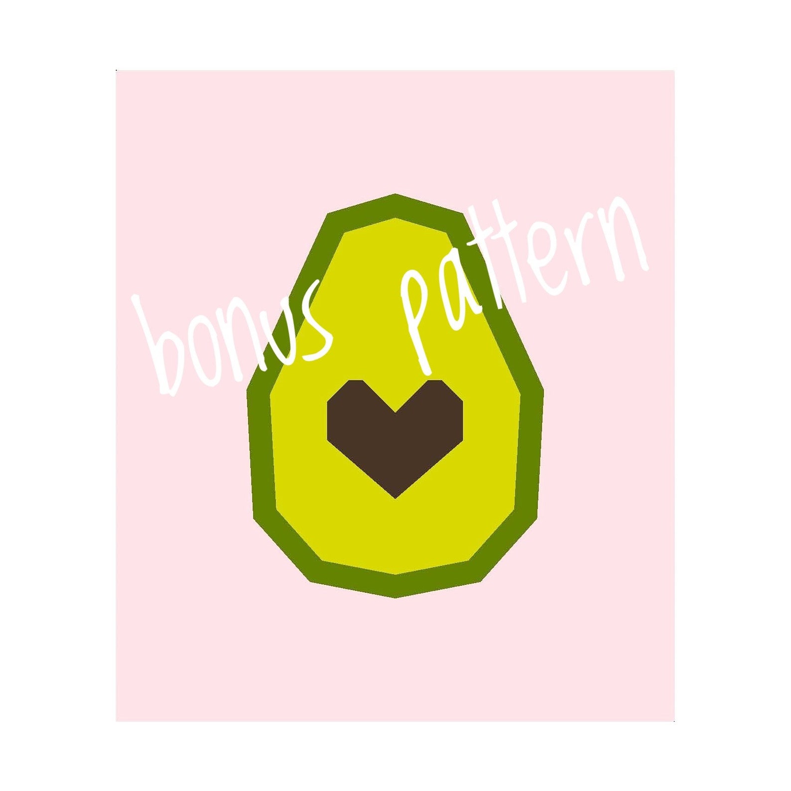 Avocado Paper Piecing Pattern, PDF - Etsy