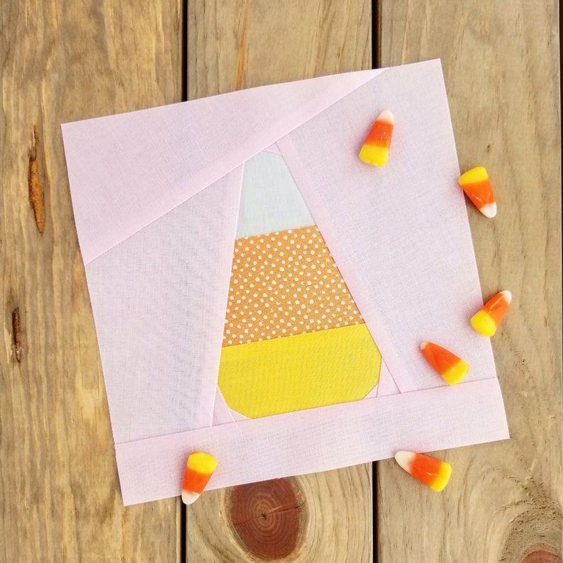 Candy Corn Paper Piecing Pattern PDF - Etsy