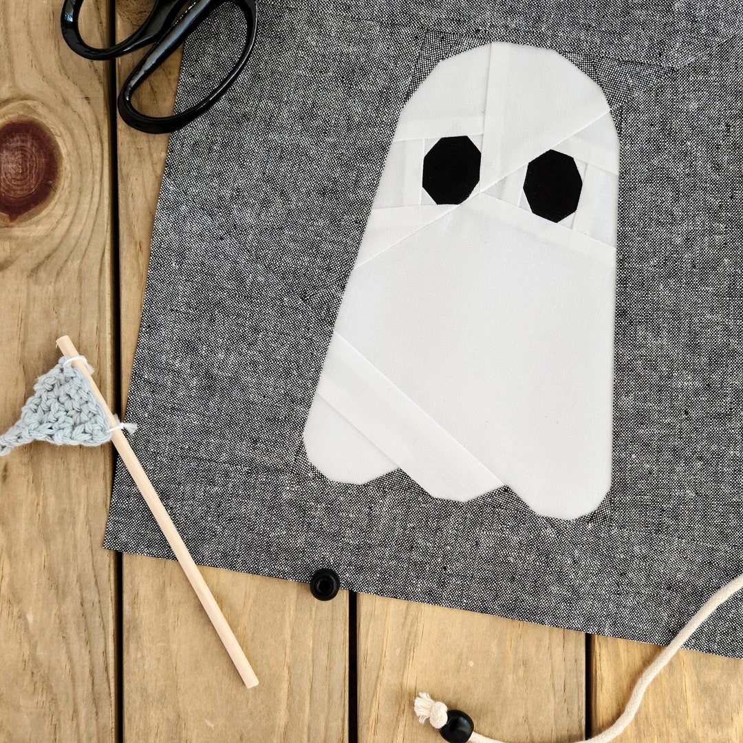 Ghost Paper Piecing Pattern, PDF - Etsy