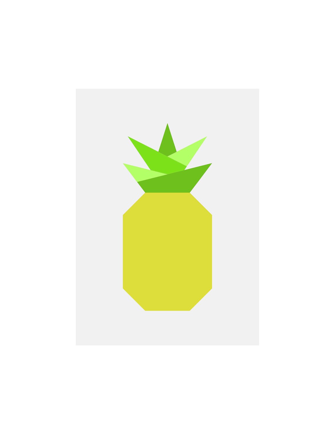 Fresh Pineapple Paper Piecing Pattern, PDF - Etsy