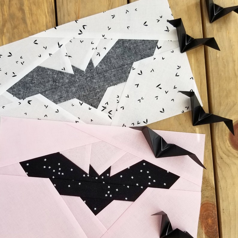 Bat Paper Piecing Pattern PDF - Etsy
